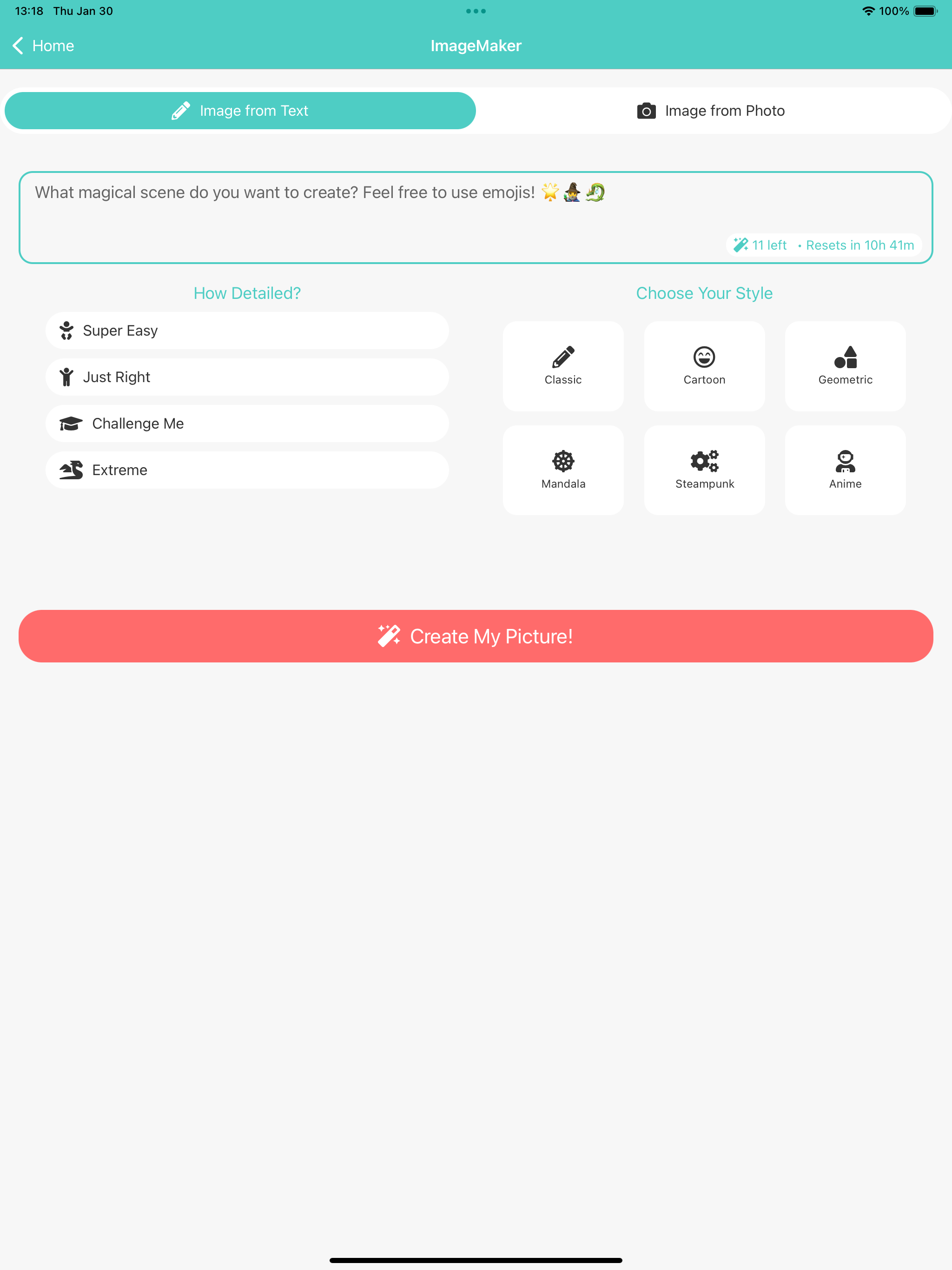 Imagino - AI Art Creation App for iPad & iPhone